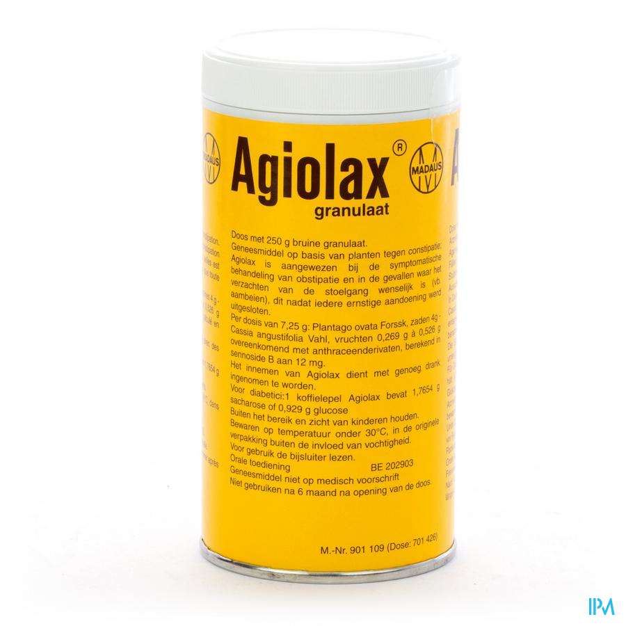 Agiolax Gran 250g - Apotheek Humblet