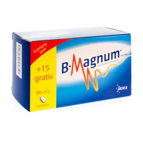 B-magnum 450mg Promopack Tabl 90+15 Gratis – Apotheek Humblet