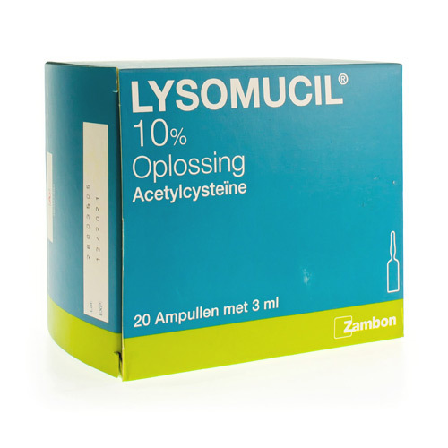 Lysomucil 10% Amp 20 X 300 Mg/3 Ml – Apotheek Humblet