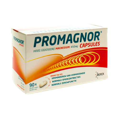 Promagnor Caps 90x450mg - Apotheek Humblet