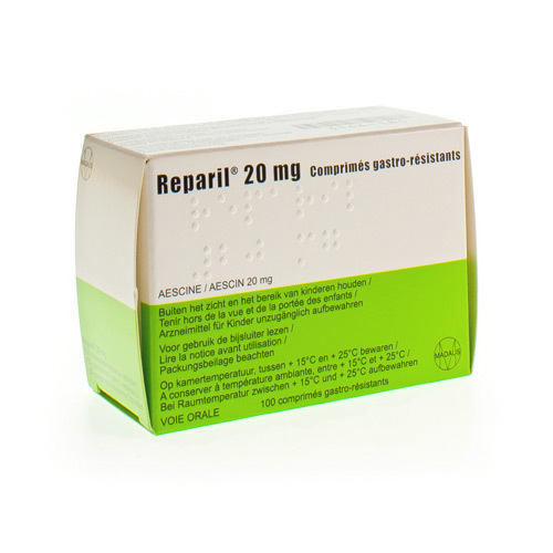 REPARIL IMPEXECO 20MG MAAGSAPRESIST COMP 100 PIP - Apotheek Humblet