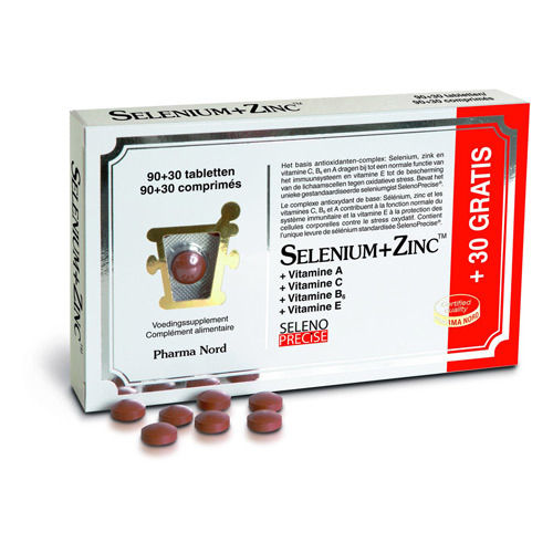 Selenium+zinc Tabl 120 (90+30) – Apotheek Humblet