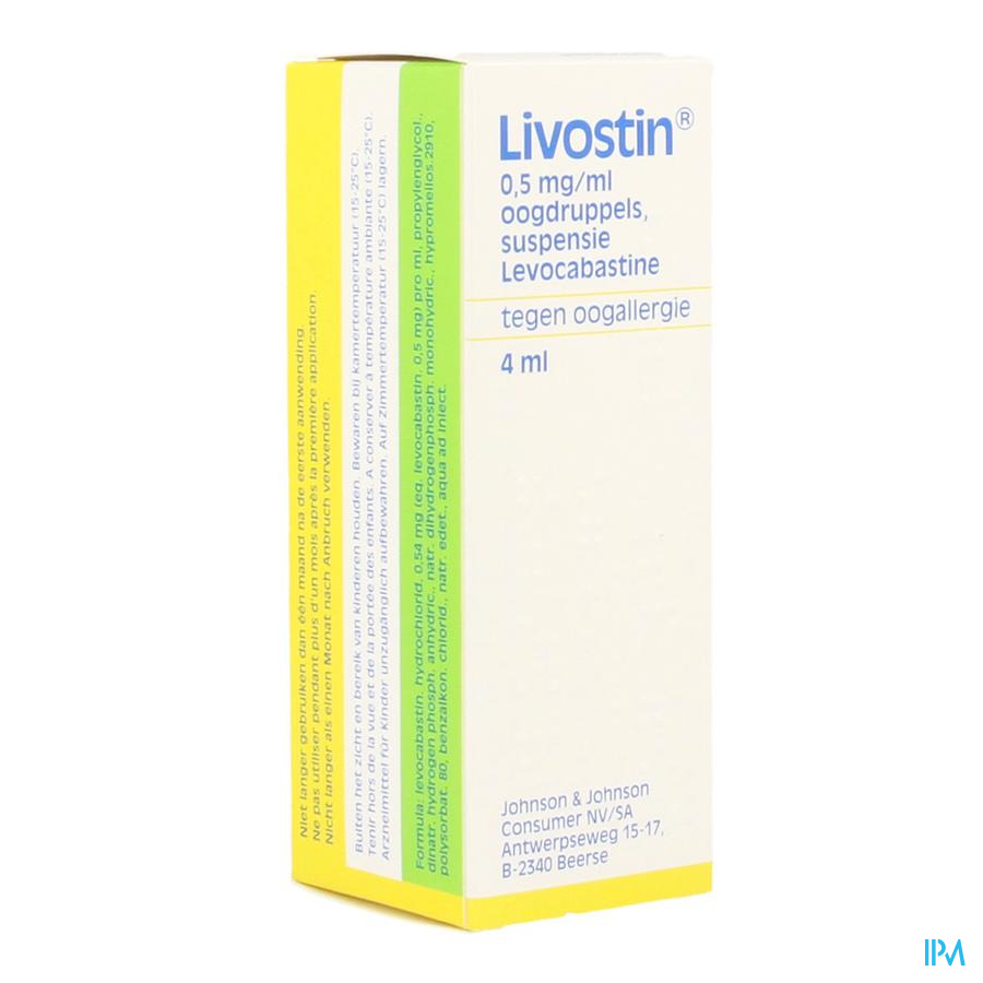 Livostin Collyre 4 Ml - Apotheek Humblet