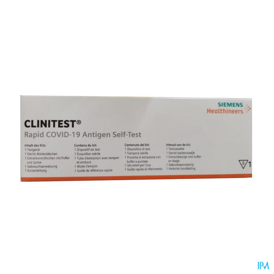 Clinitest Rapid Covid-19 Antigeen Test 1 Siemens - Apotheek Humblet