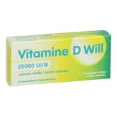 Vitamine D Will 25000ie Zachte Caps 12 - Apotheek Humblet